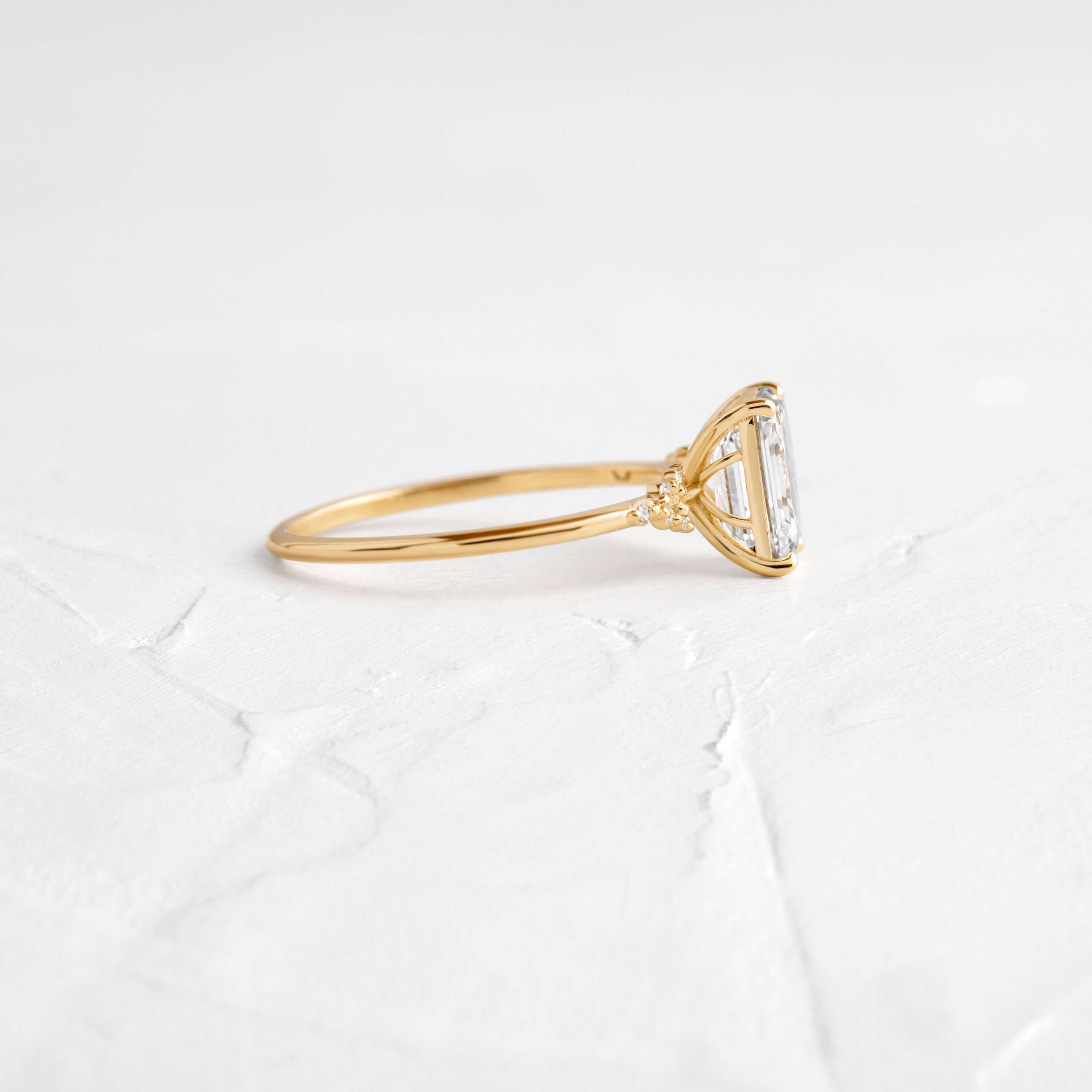 Lighthouse Ring, Emerald Cut - Melanie Casey