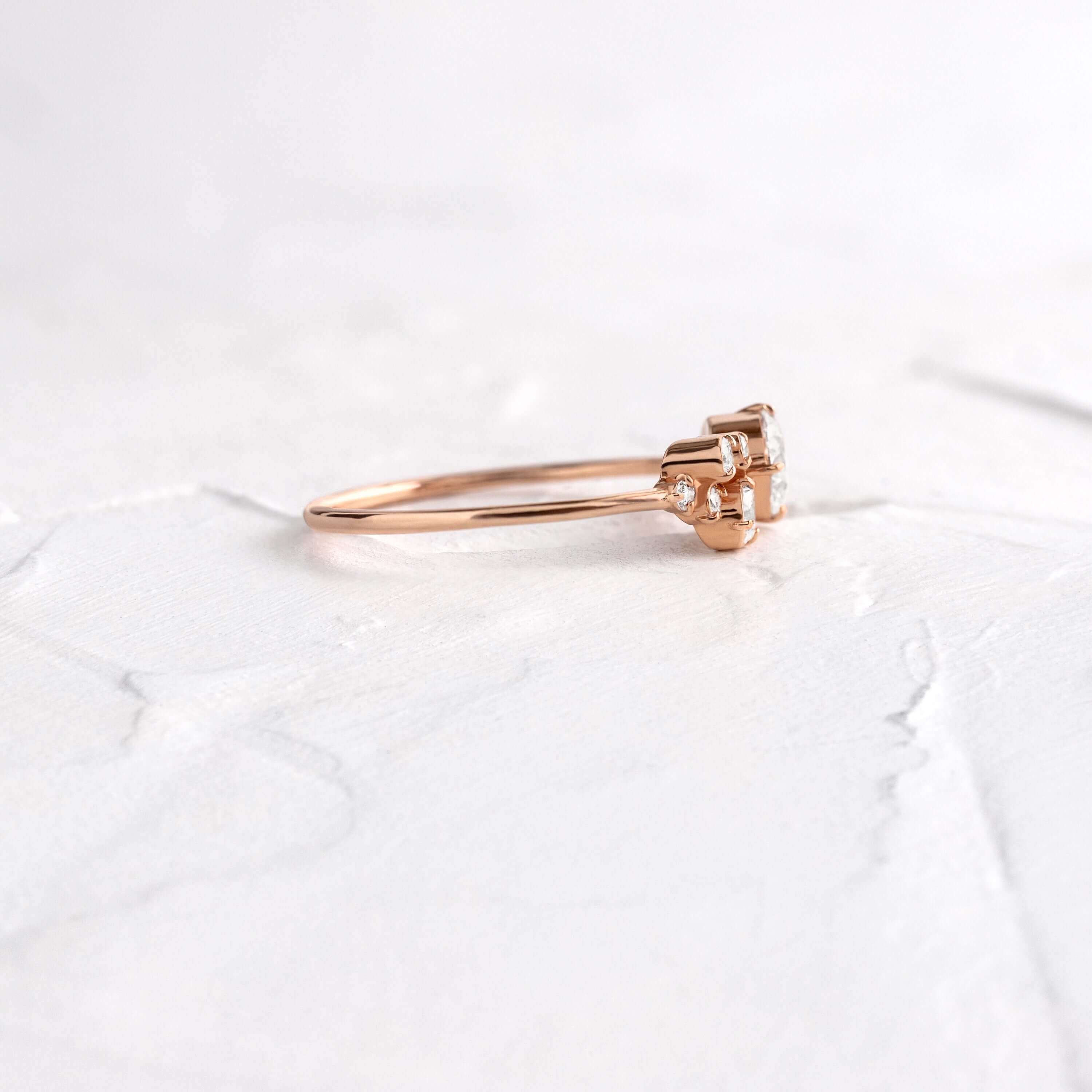 Diamond Indie Ring | Unique Cluster | Melanie Casey Fine Jewelry