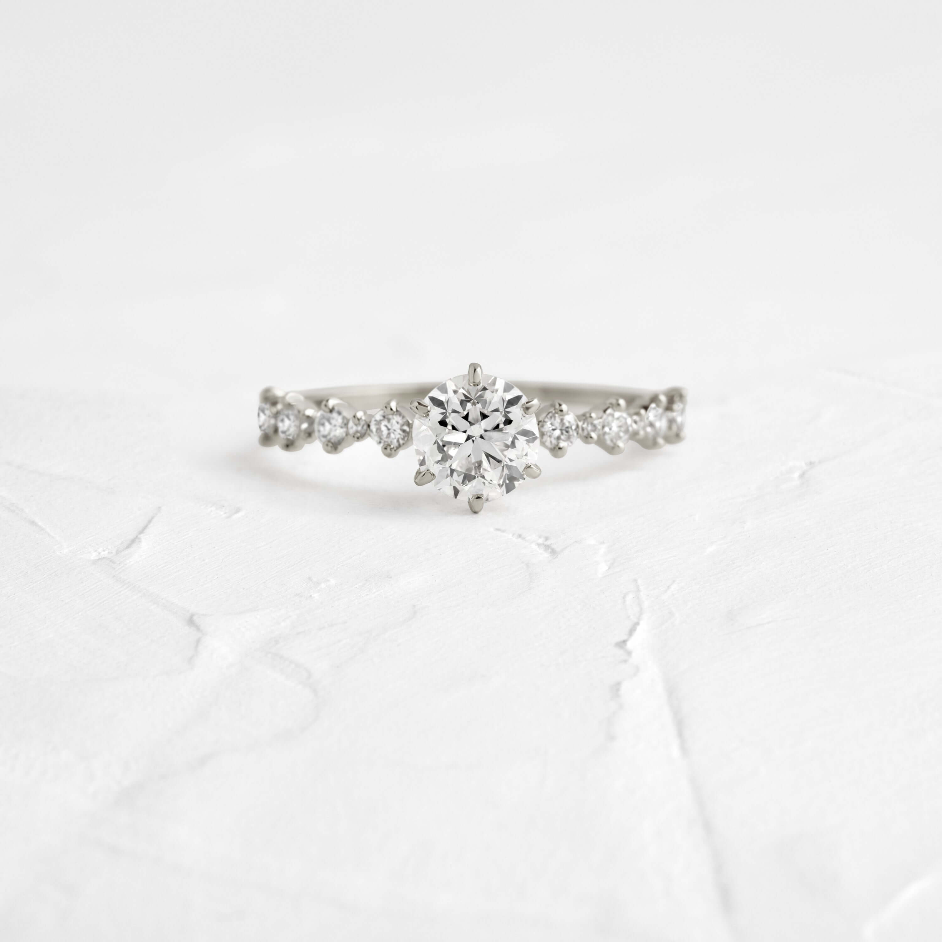 Wavelet Ring Round Cut Melanie Casey