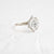 Threaded Ring with Halo, Oval Cut | Melanie Casey Fine Jewelry