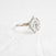Threaded Ring with Halo, Oval Cut | Melanie Casey Fine Jewelry