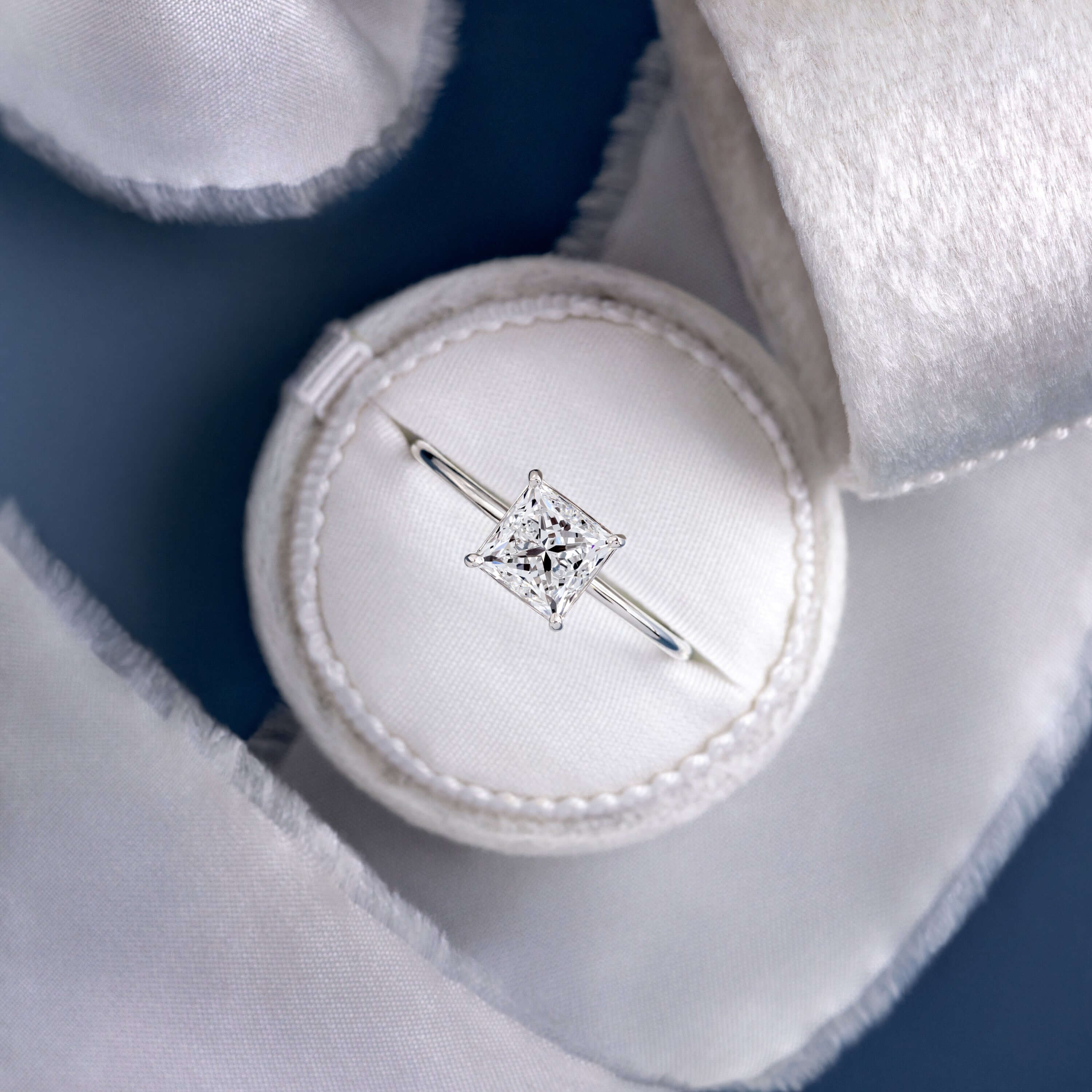 Whisper Ring, Princess Cut - Melanie Casey