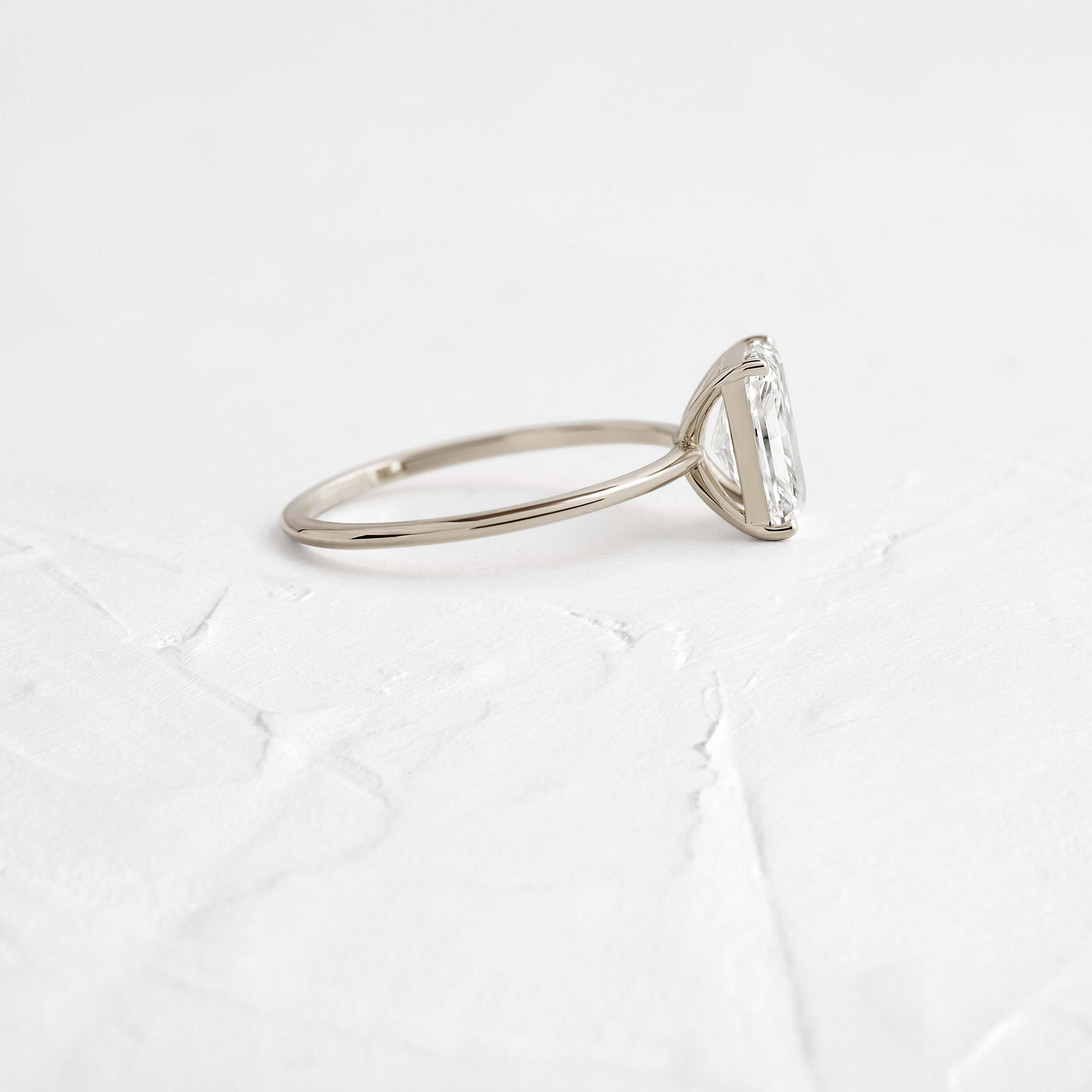 Whisper Ring, Radiant Cut - Melanie Casey