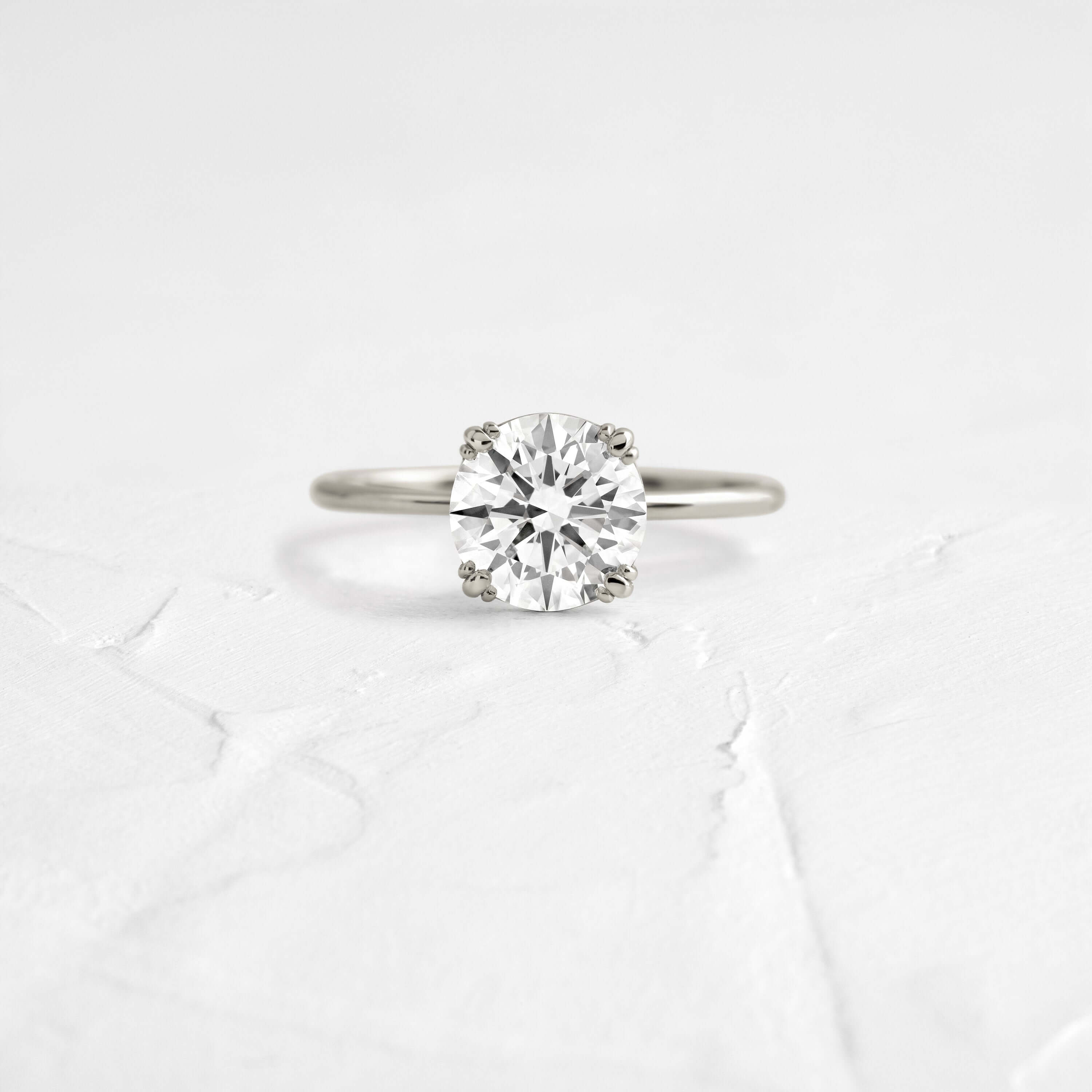 Threaded Ring, Round Cut | Melanie Casey Fine Jewelry