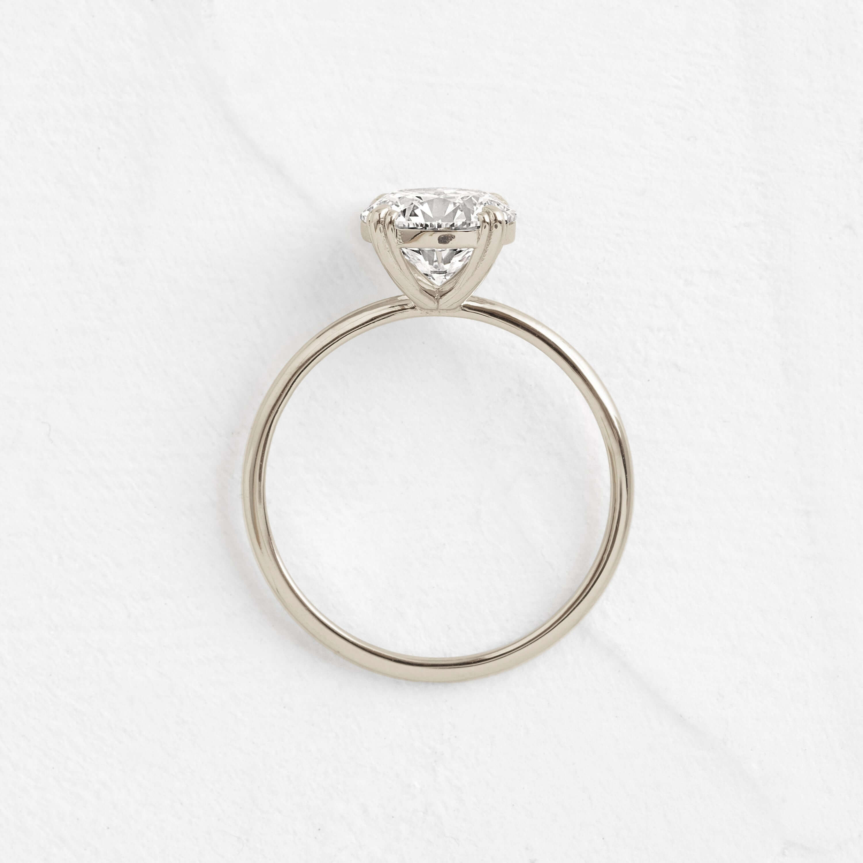 Threaded Ring, Round Cut | Melanie Casey Fine Jewelry