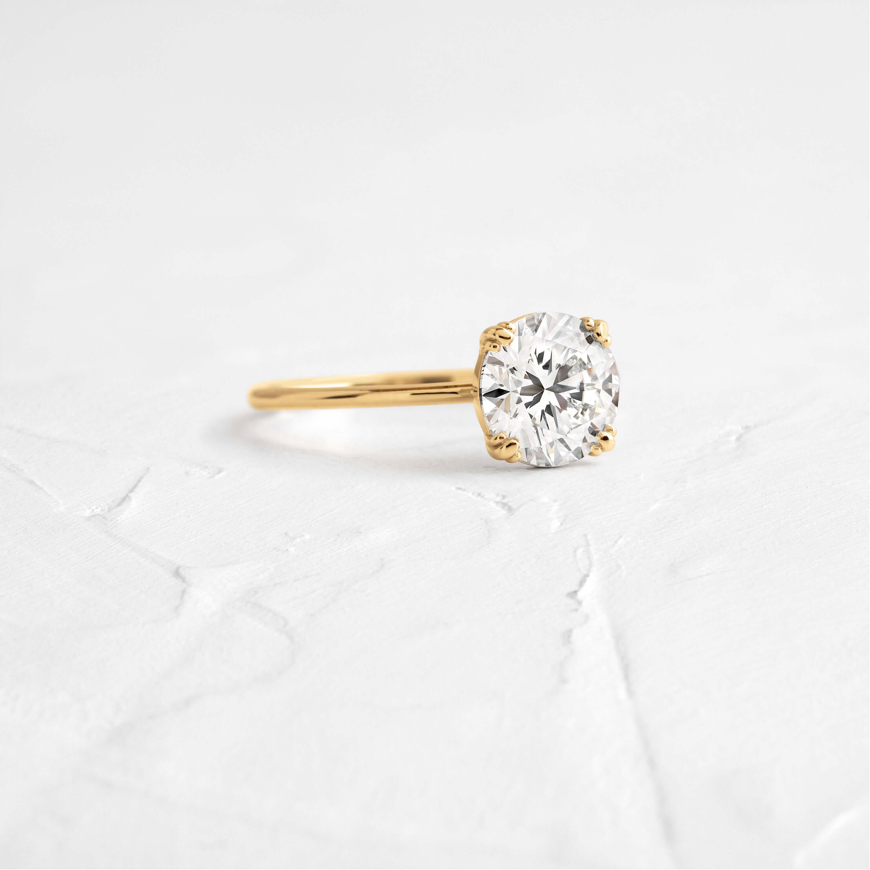 Threaded Ring, Round Cut | Melanie Casey Fine Jewelry
