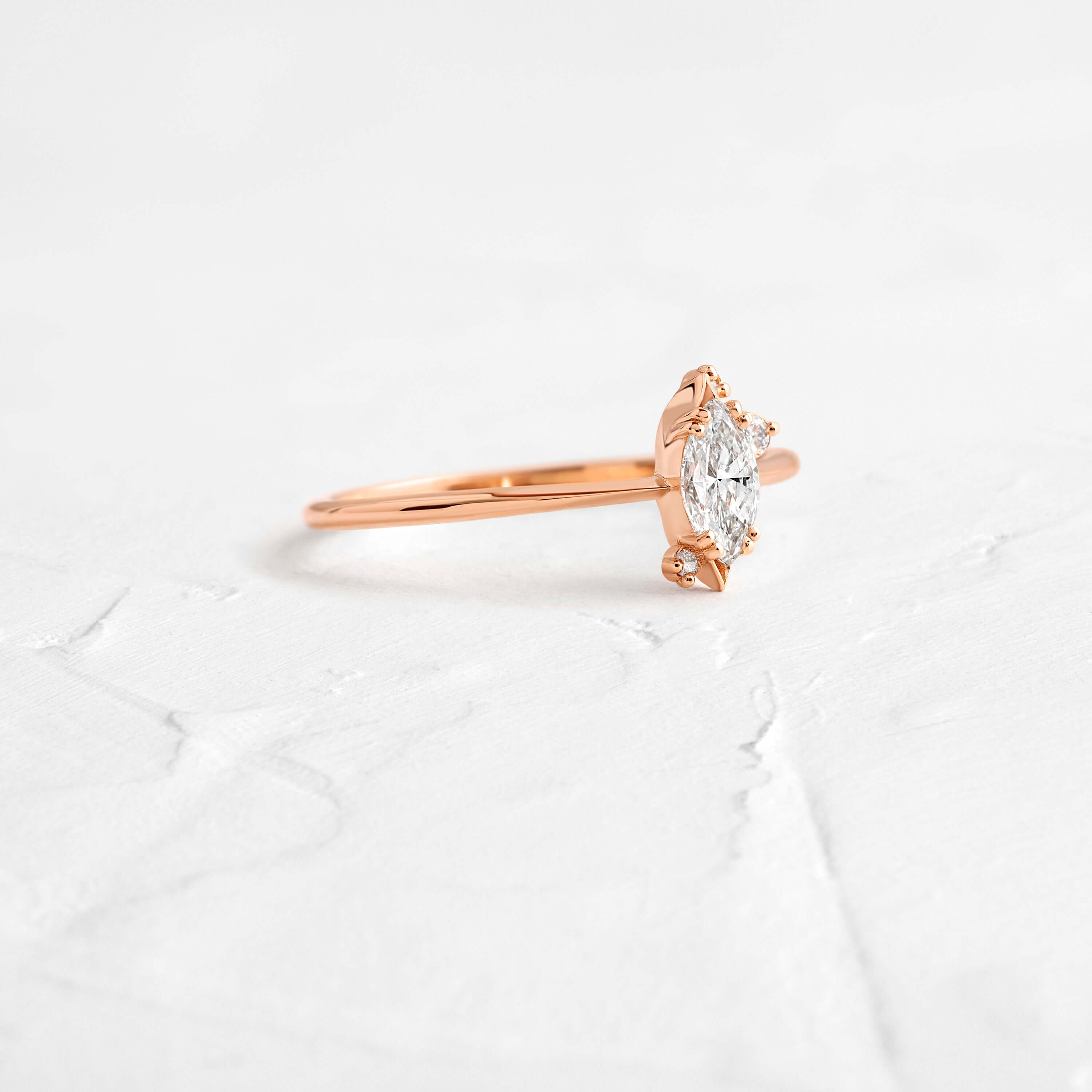 Diamond Ember Ring | Gold Engagement Ring | Melanie Casey Fine Jewelry