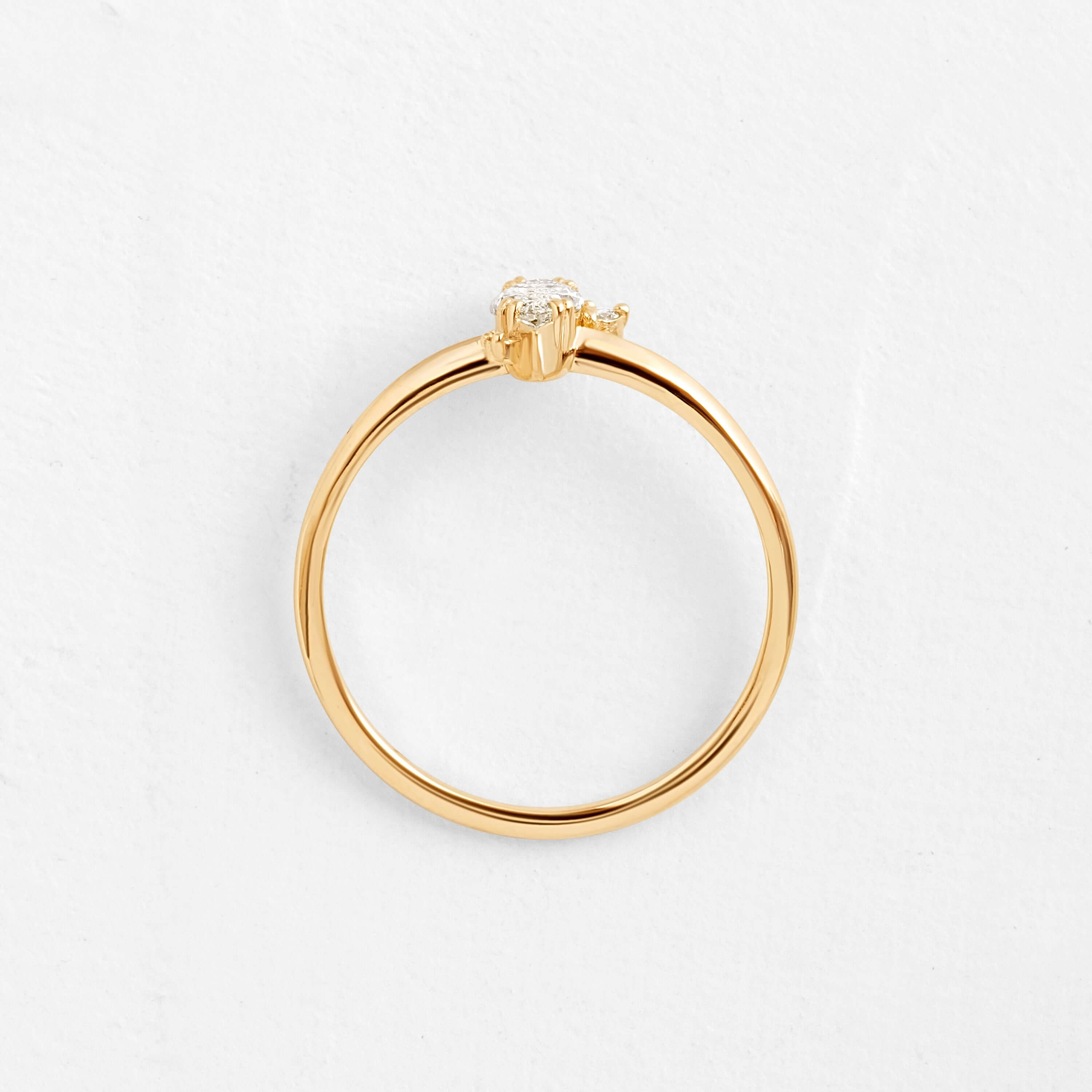 Diamond Ember Ring | Gold Engagement Ring | Melanie Casey Fine Jewelry