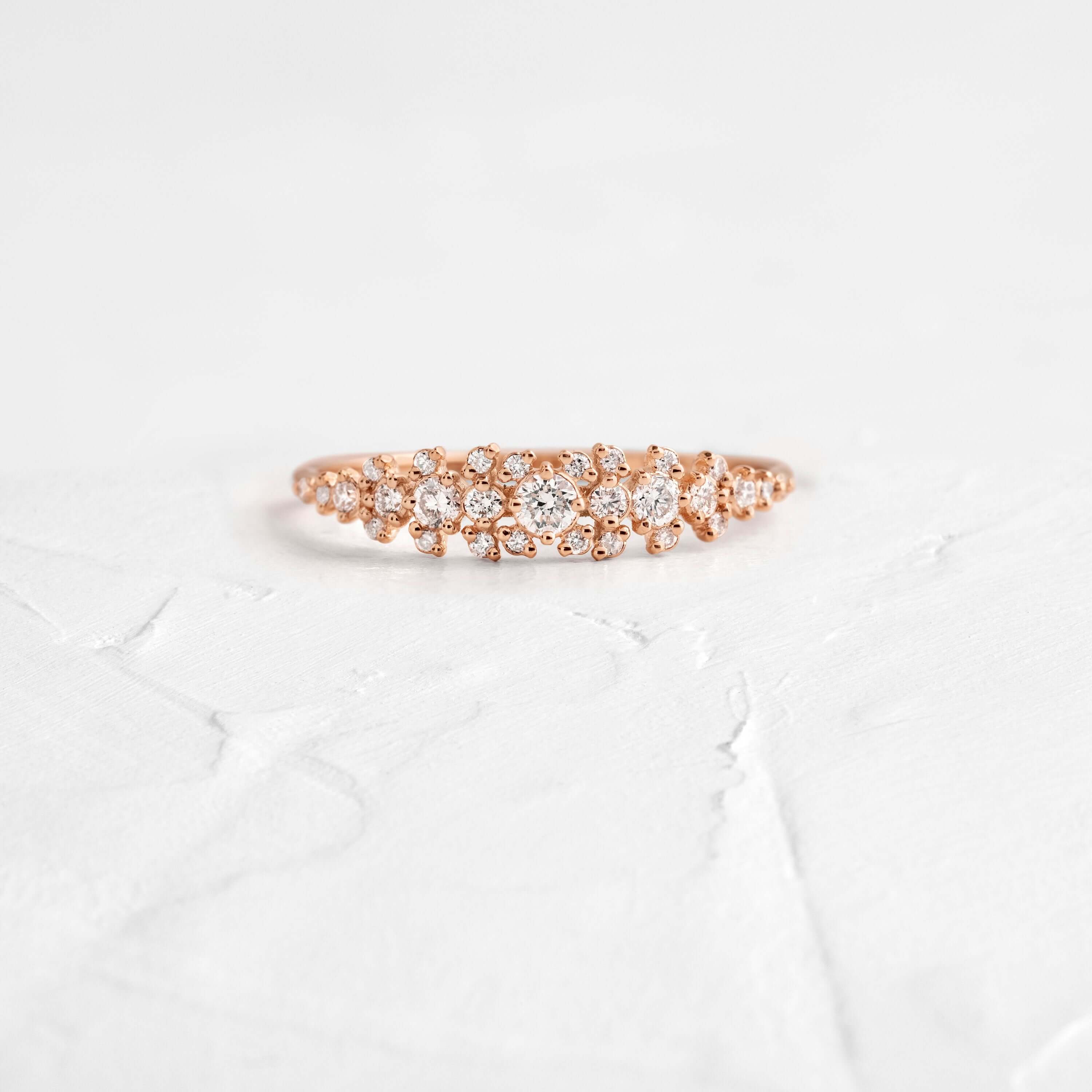 Edison Band | Unique Cluster Ring | Melanie Casey Fine Jewelry