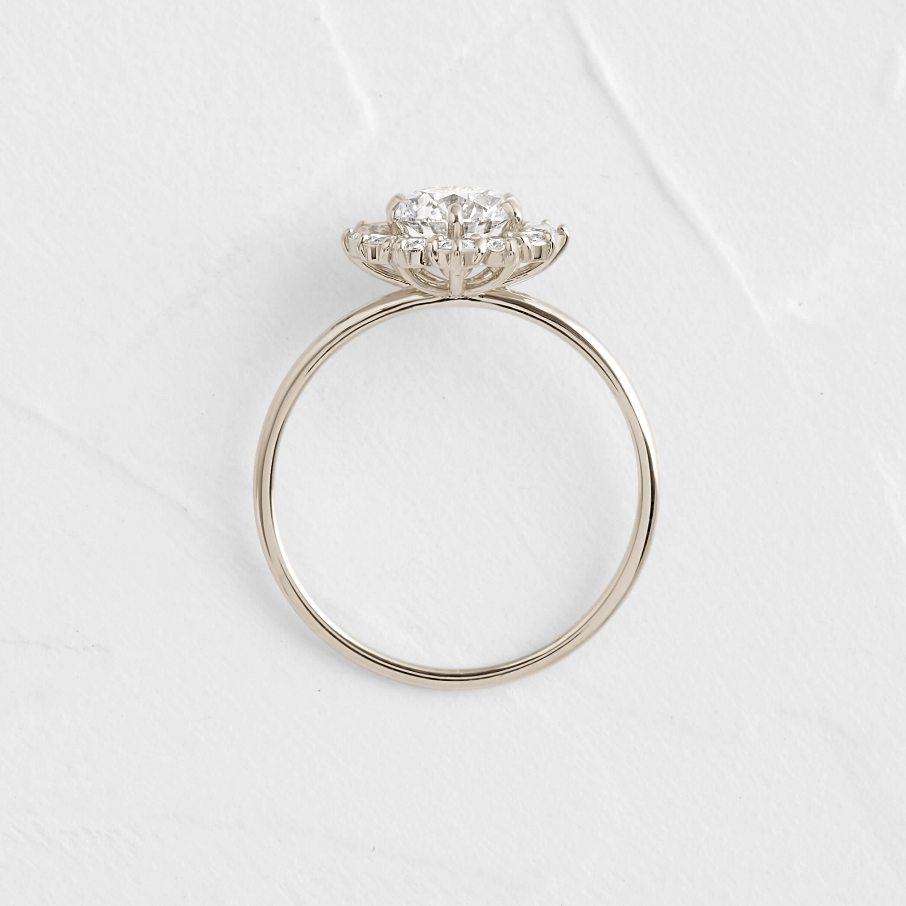 Diamond Helio Ring | Engagement Ring| Melanie Casey Fine Jewelry