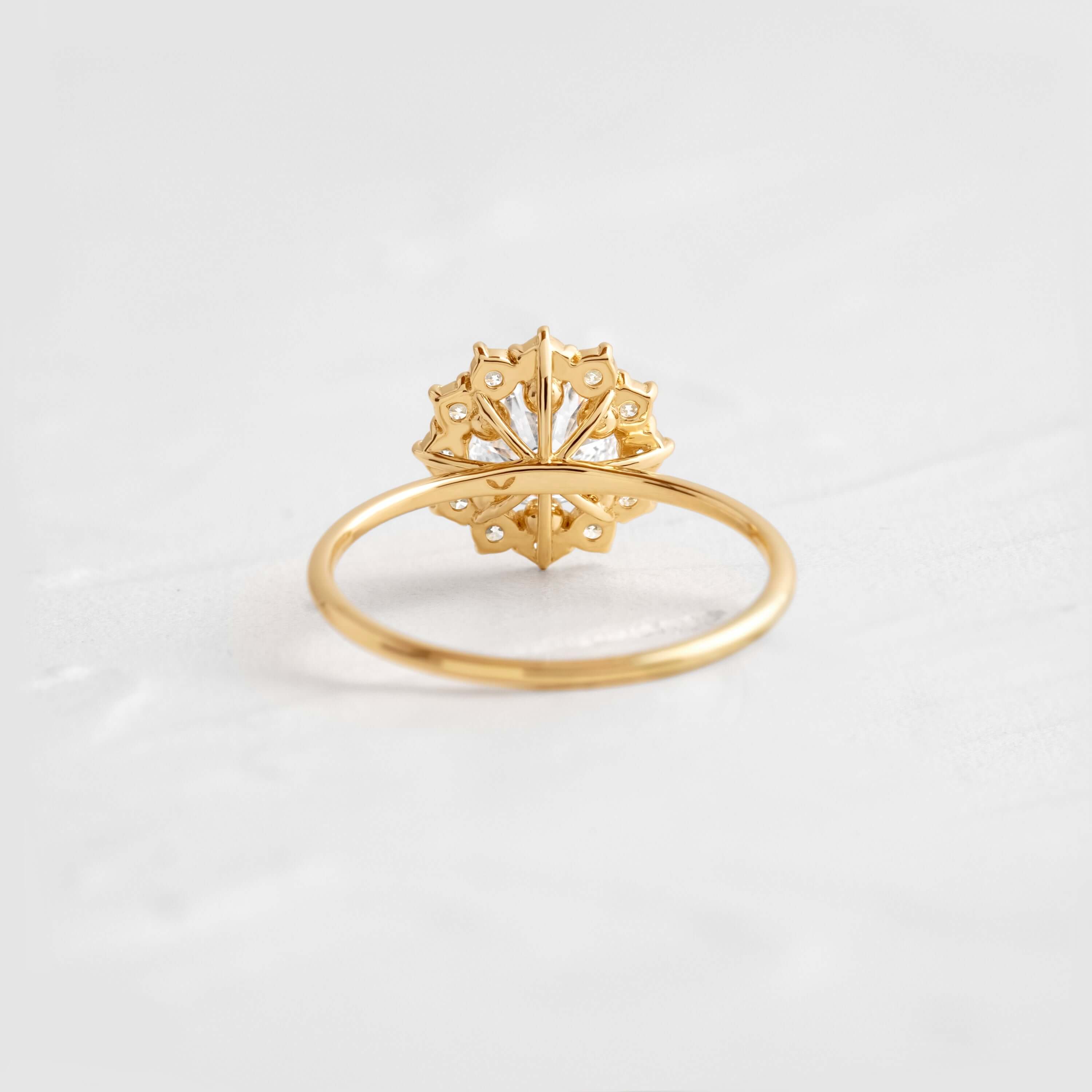 Diamond Helio Ring | Engagement Ring| Melanie Casey Fine Jewelry