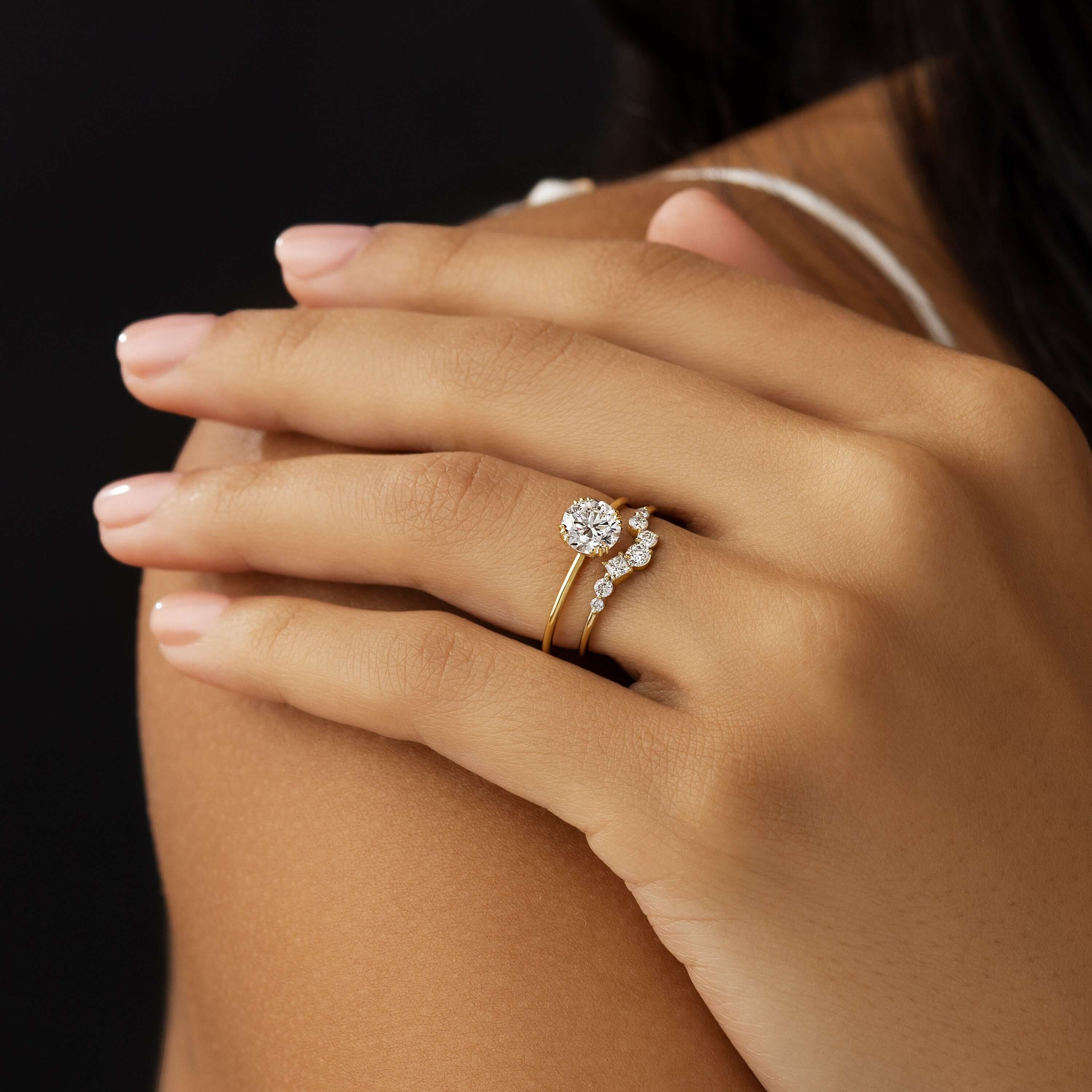 Threaded Ring, Round Cut | Melanie Casey Fine Jewelry