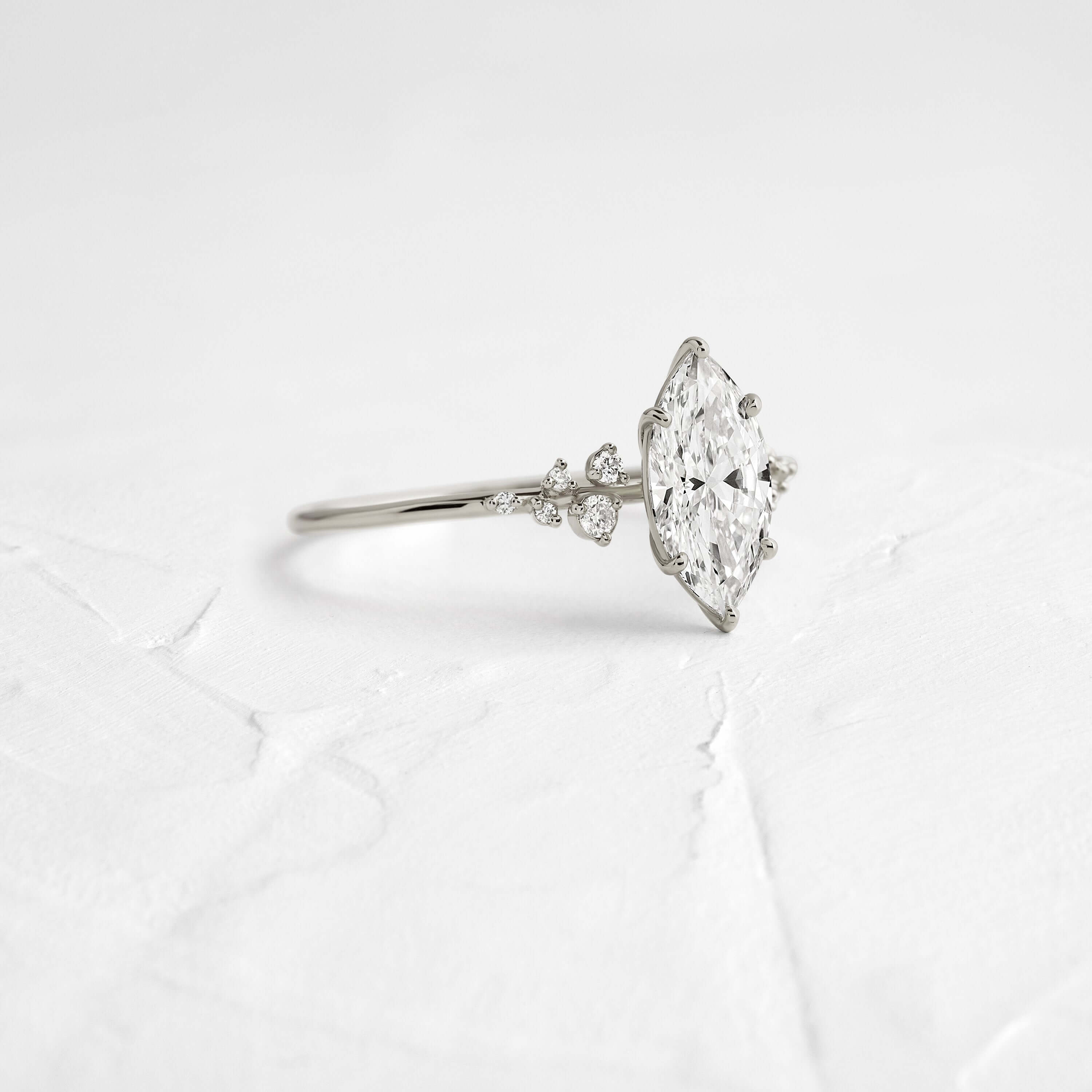 Snowdrift Ring | Handcrafted Engagement Ring | Melanie Casey