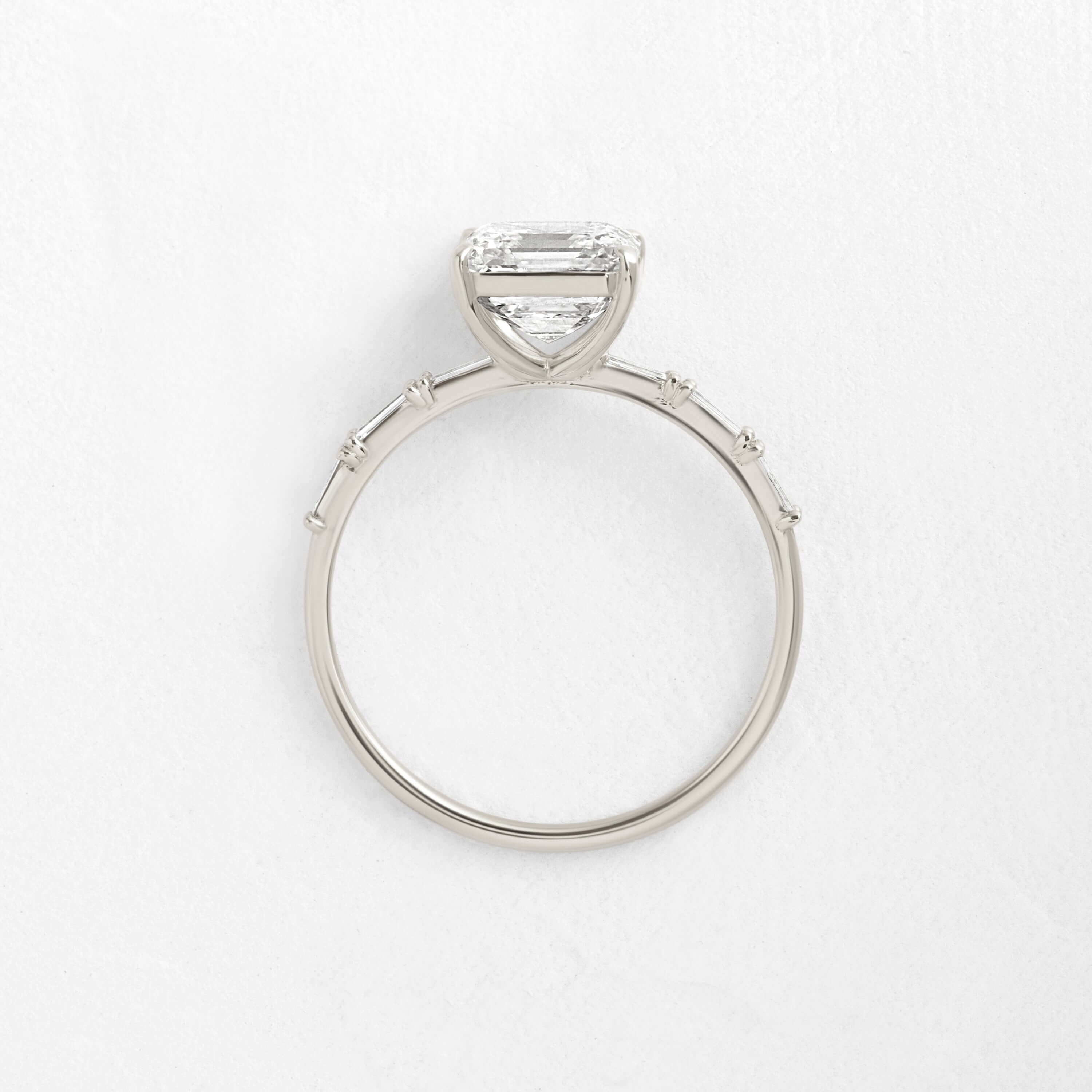 Fluency Ring, Asscher Cut Diamond - Melanie Casey