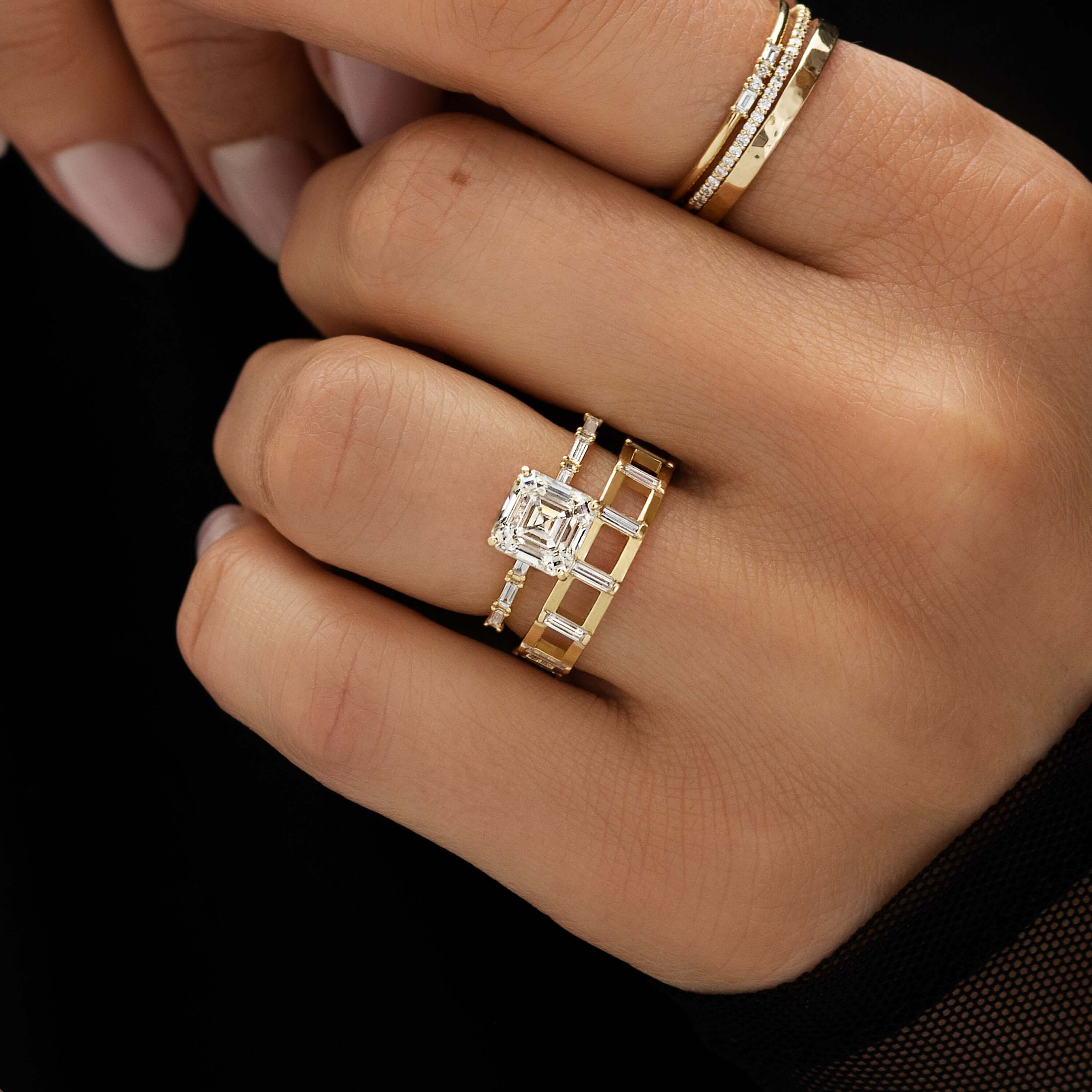 Fluency Ring, Asscher Cut - Melanie Casey