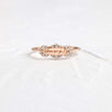 Filigree Signet Ring with Diamonds - Custom Handwriting Engraving by ...