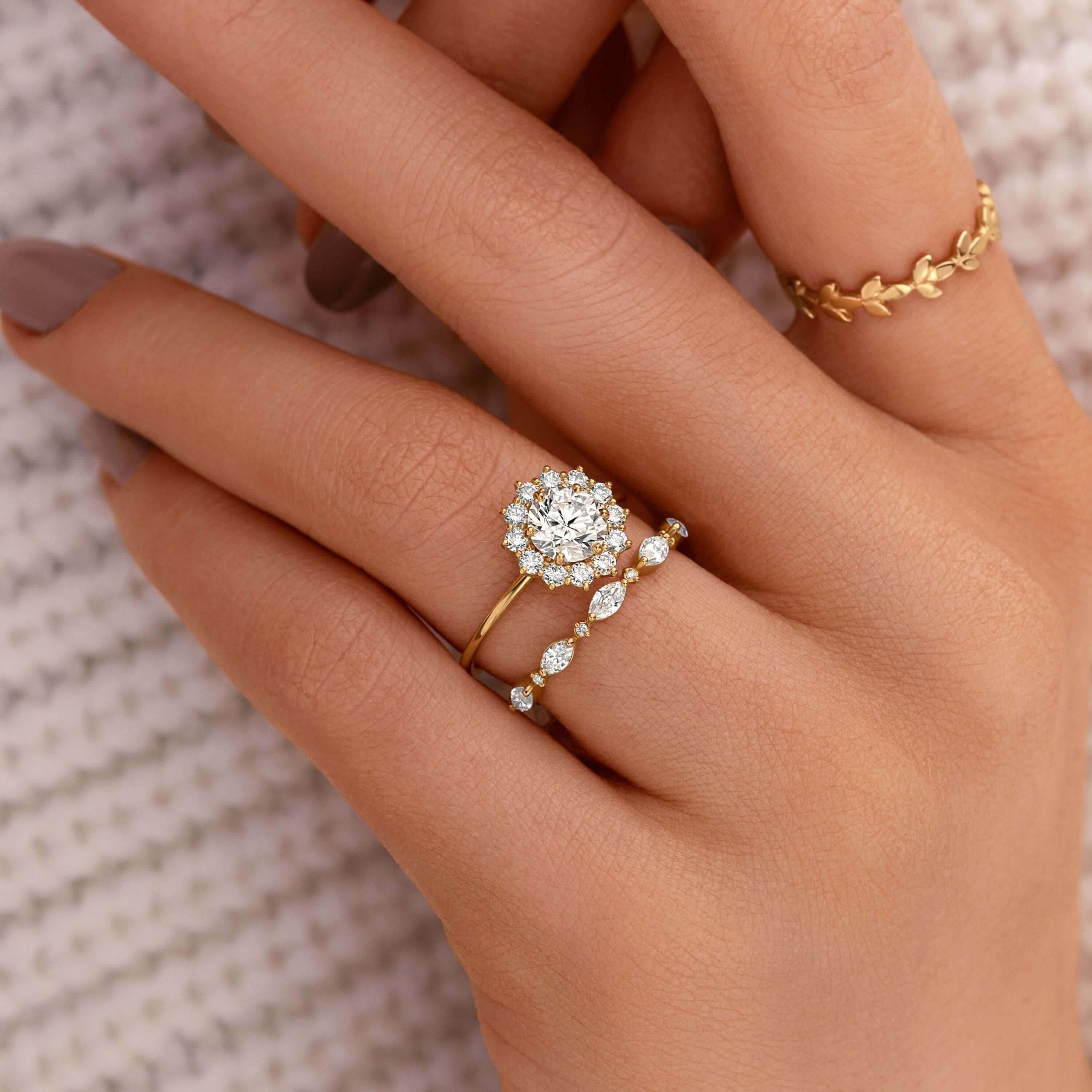 Diamond Helio Ring | Engagement Ring| Melanie Casey Fine Jewelry