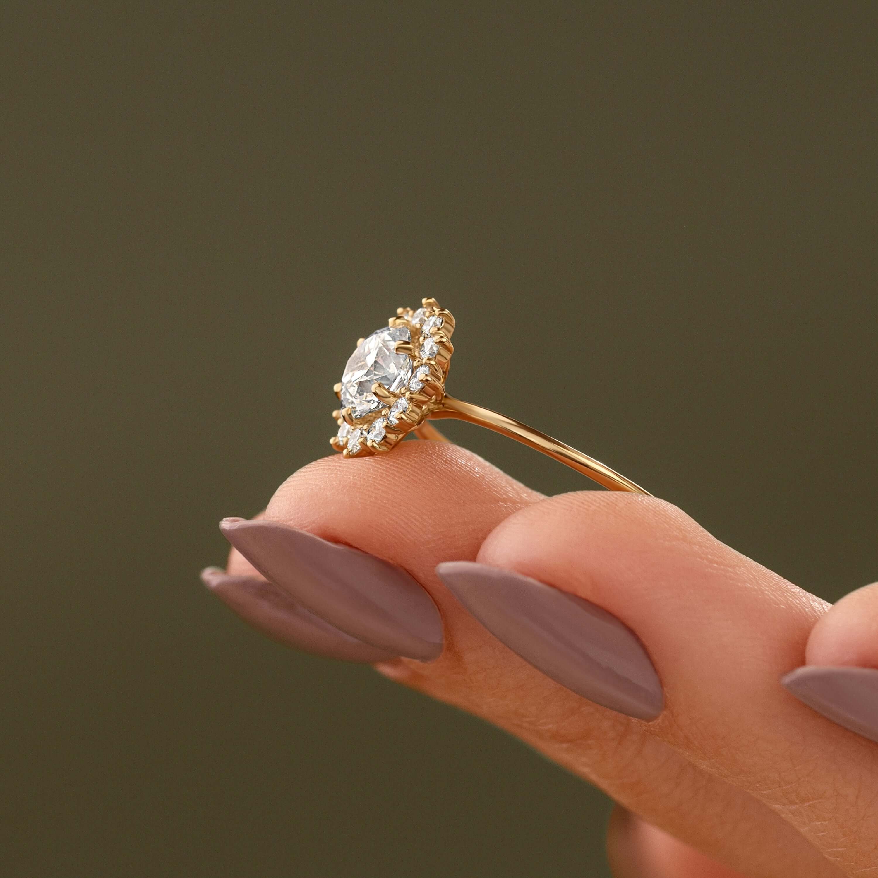 Diamond Helio Ring | Engagement Ring| Melanie Casey Fine Jewelry