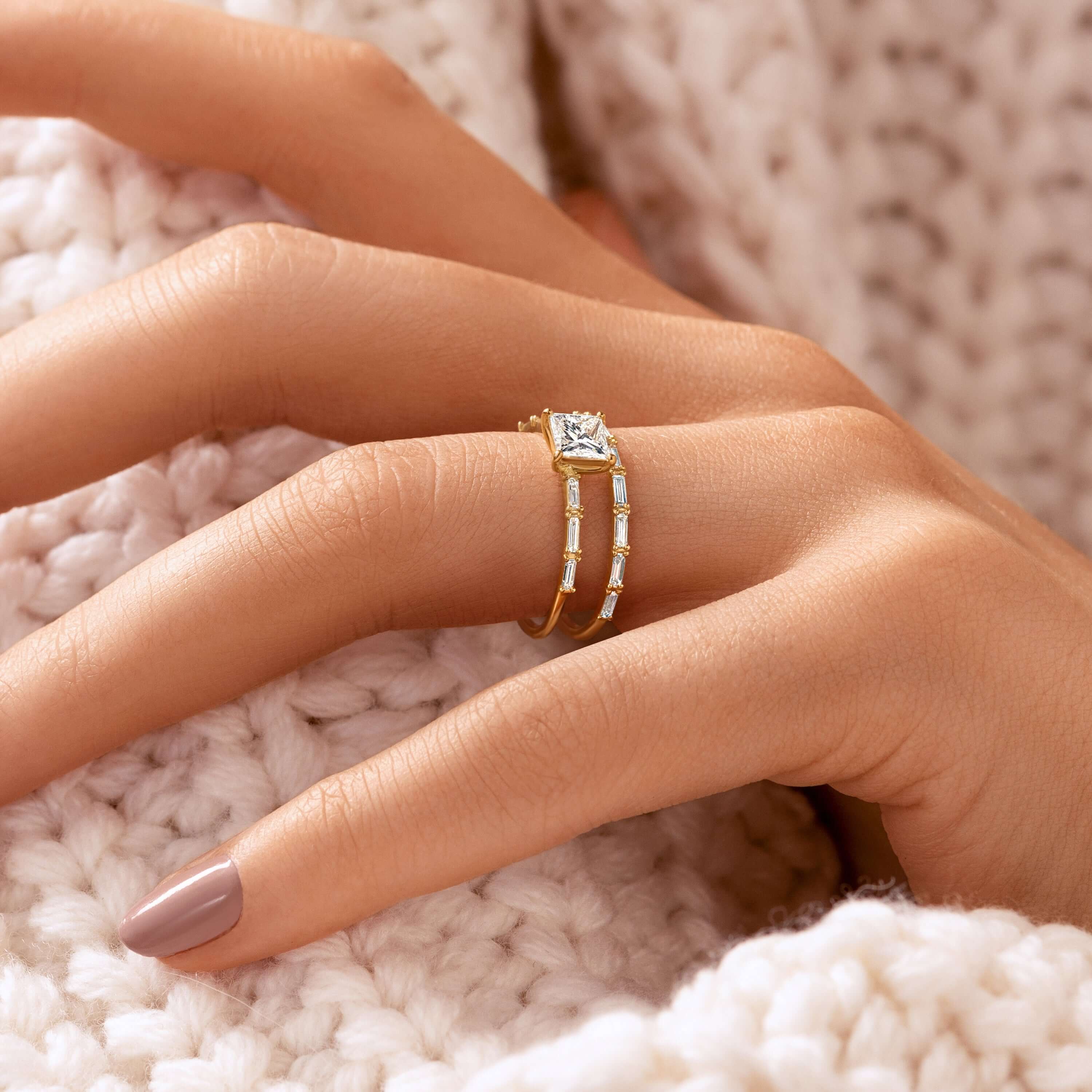 Fluency Ring, Princess Cut Diamond - Melanie Casey