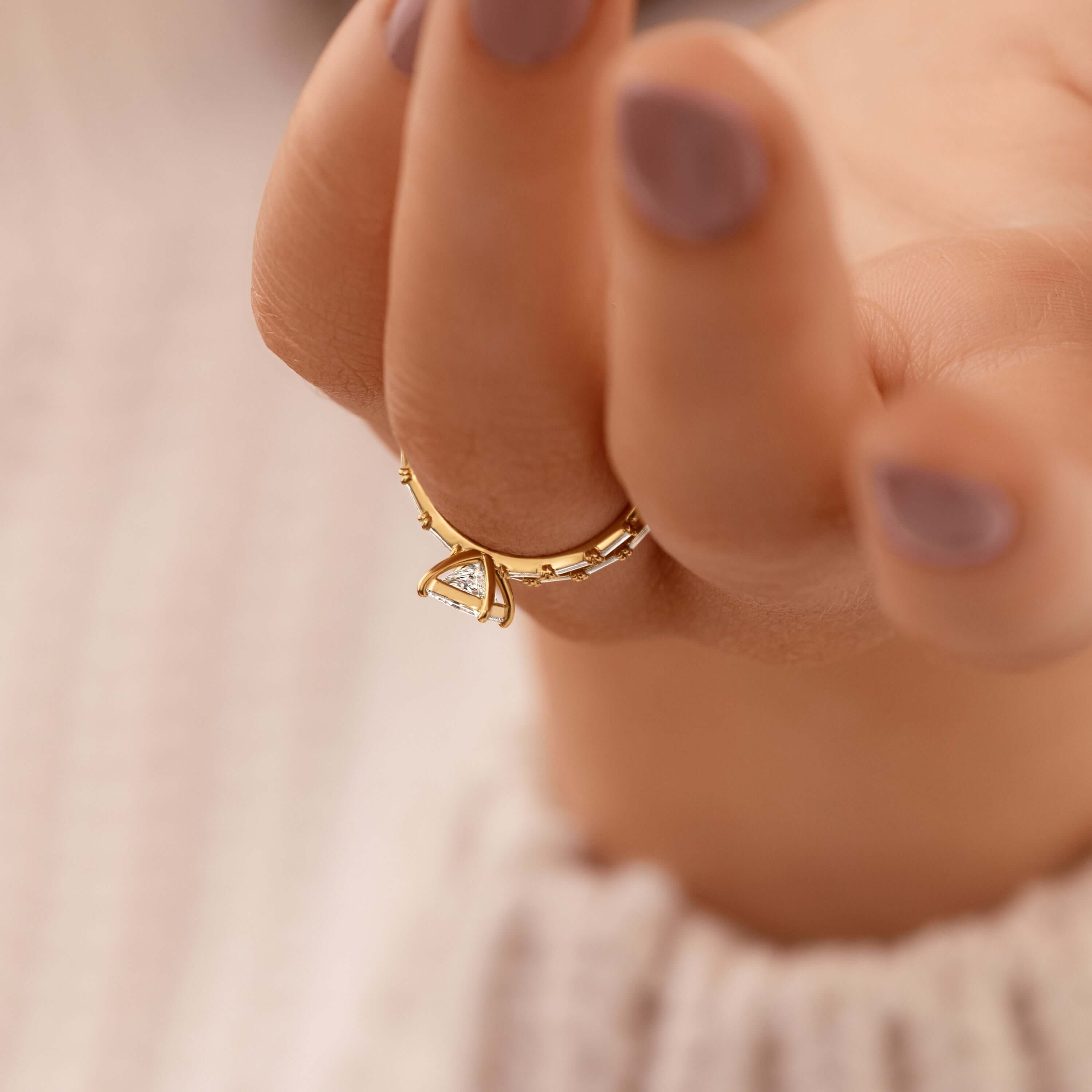 Fluency Ring, Princess Cut Diamond - Melanie Casey