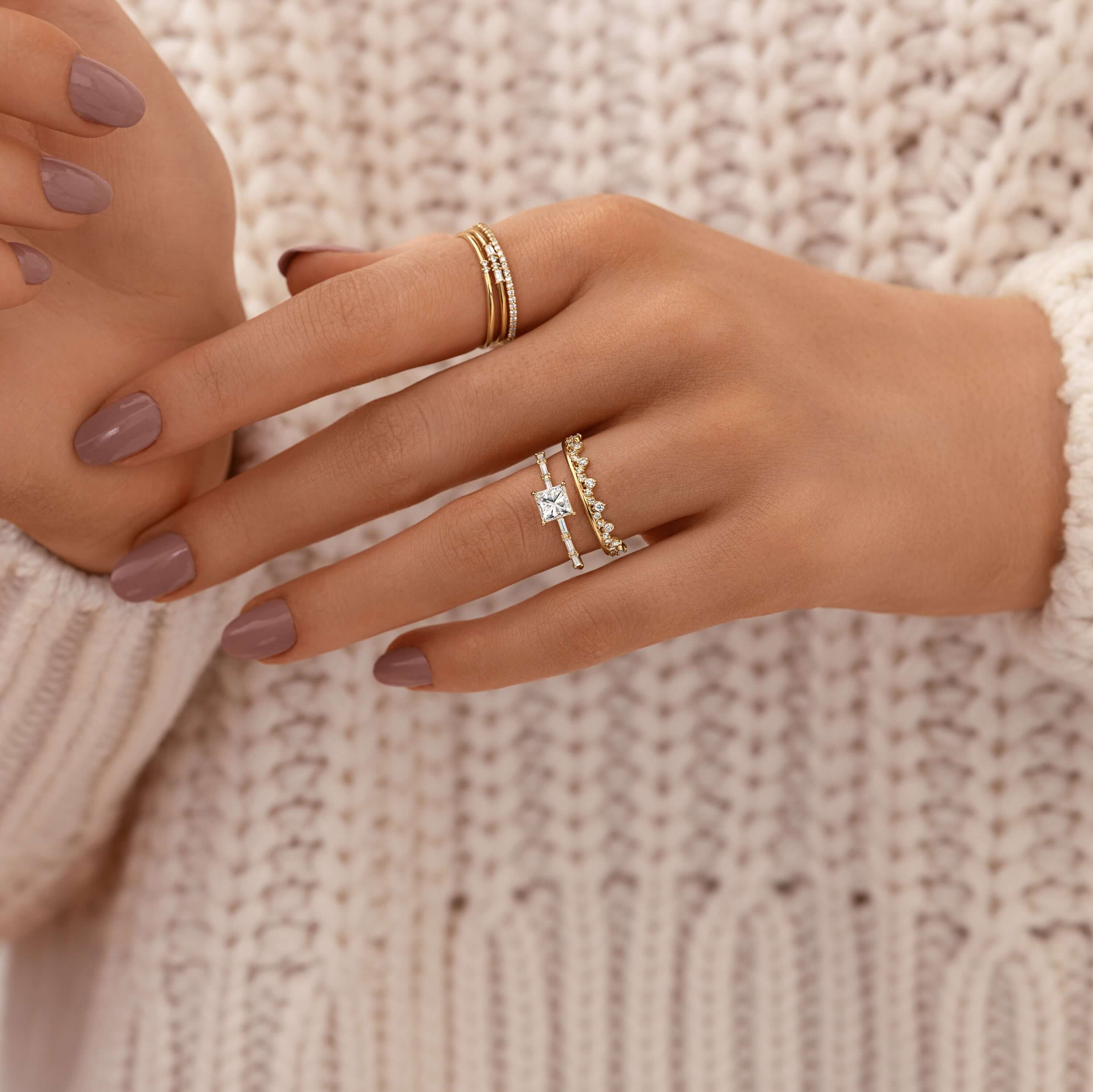 Fluency Ring, Princess Cut - Melanie Casey