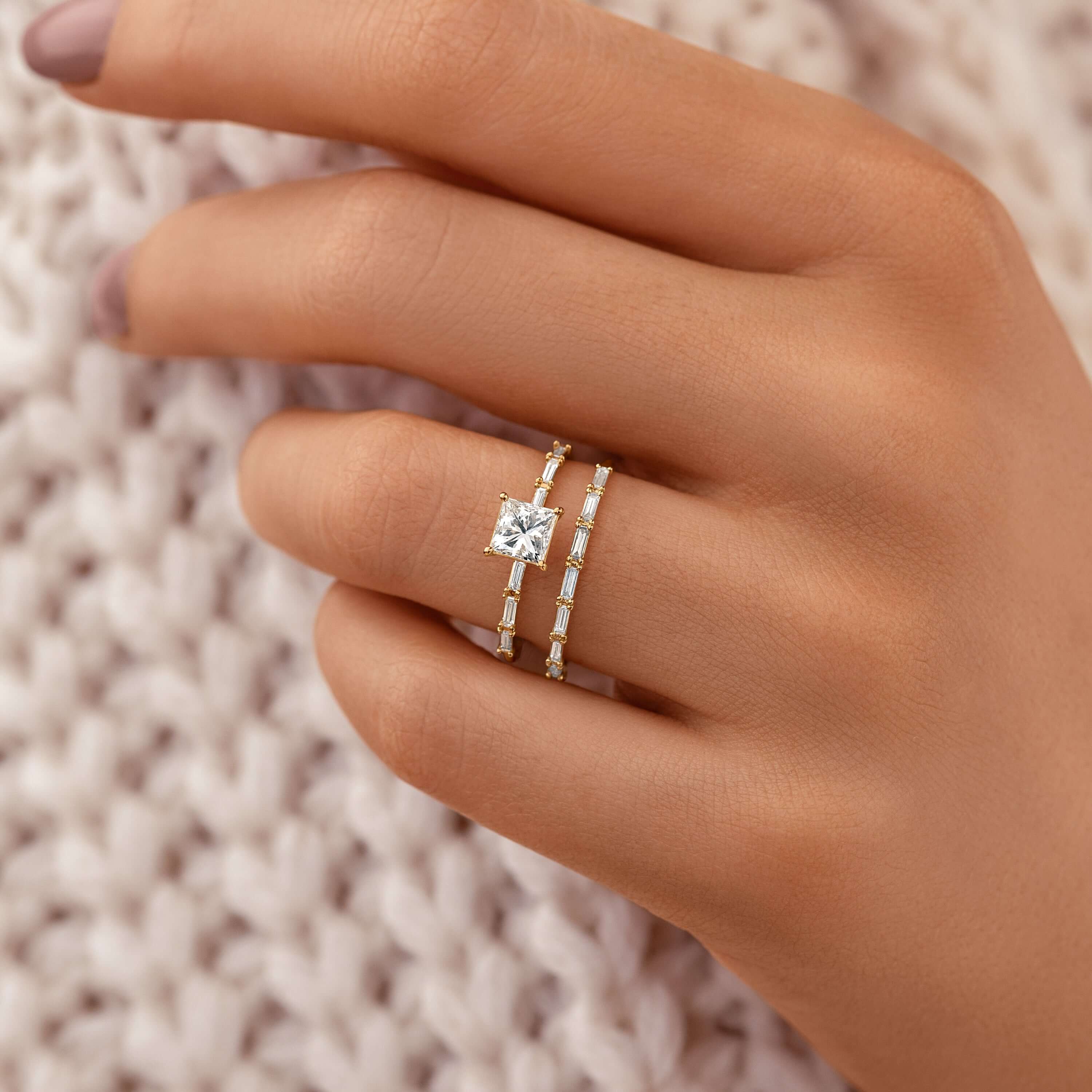 Fluency Ring, Princess Cut Diamond - Melanie Casey