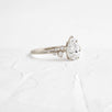 Snowdrift Ring with Pear Cut Diamond by Melanie Casey
