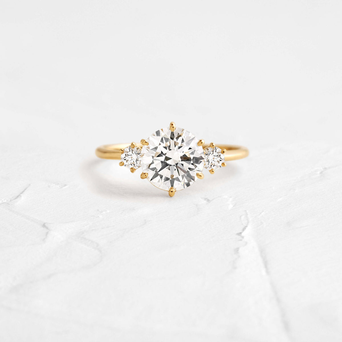 Three Stone Engagement Rings | Melanie Casey