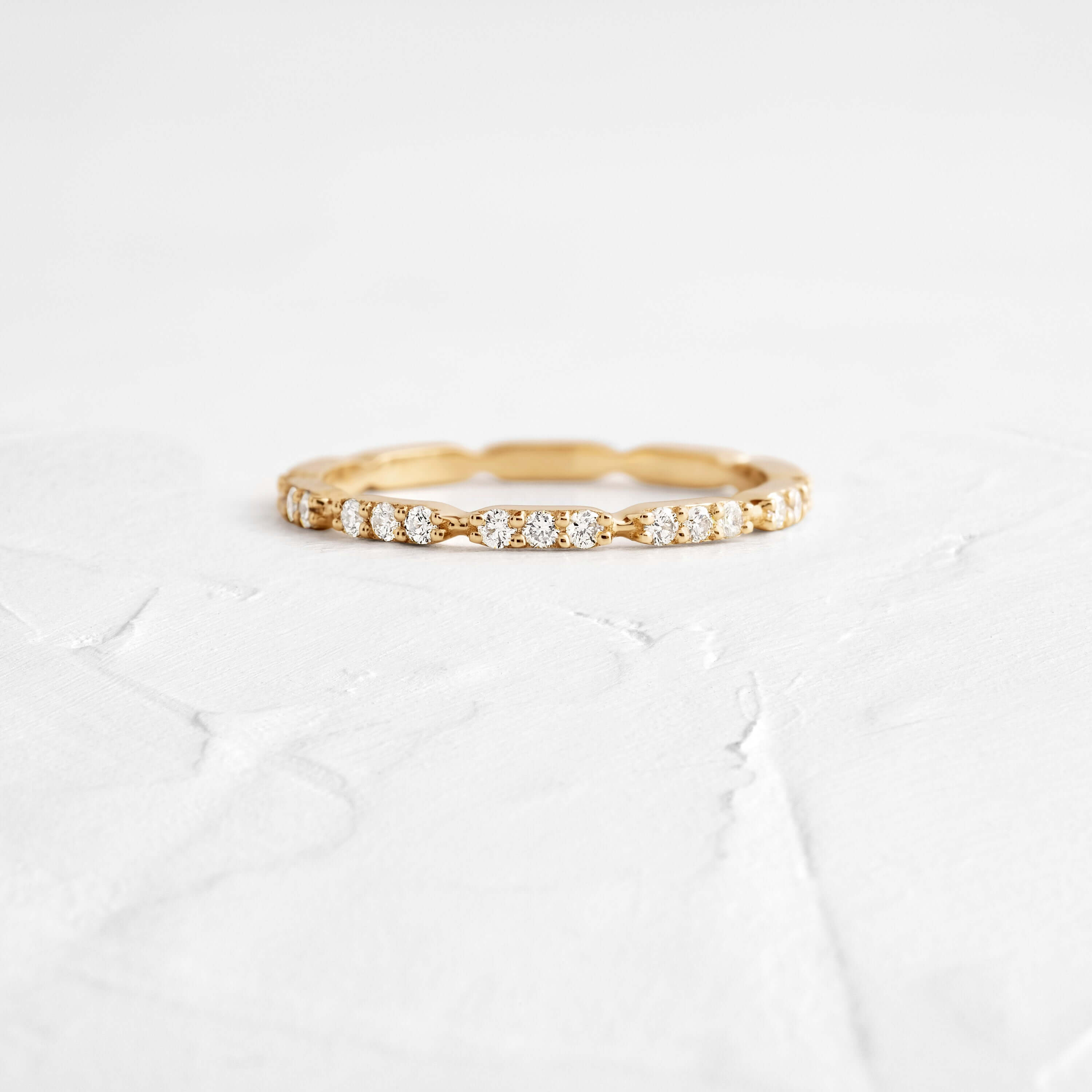 Inline Band | 14k Gold Ring from Melanie Casey Fine Jewelry