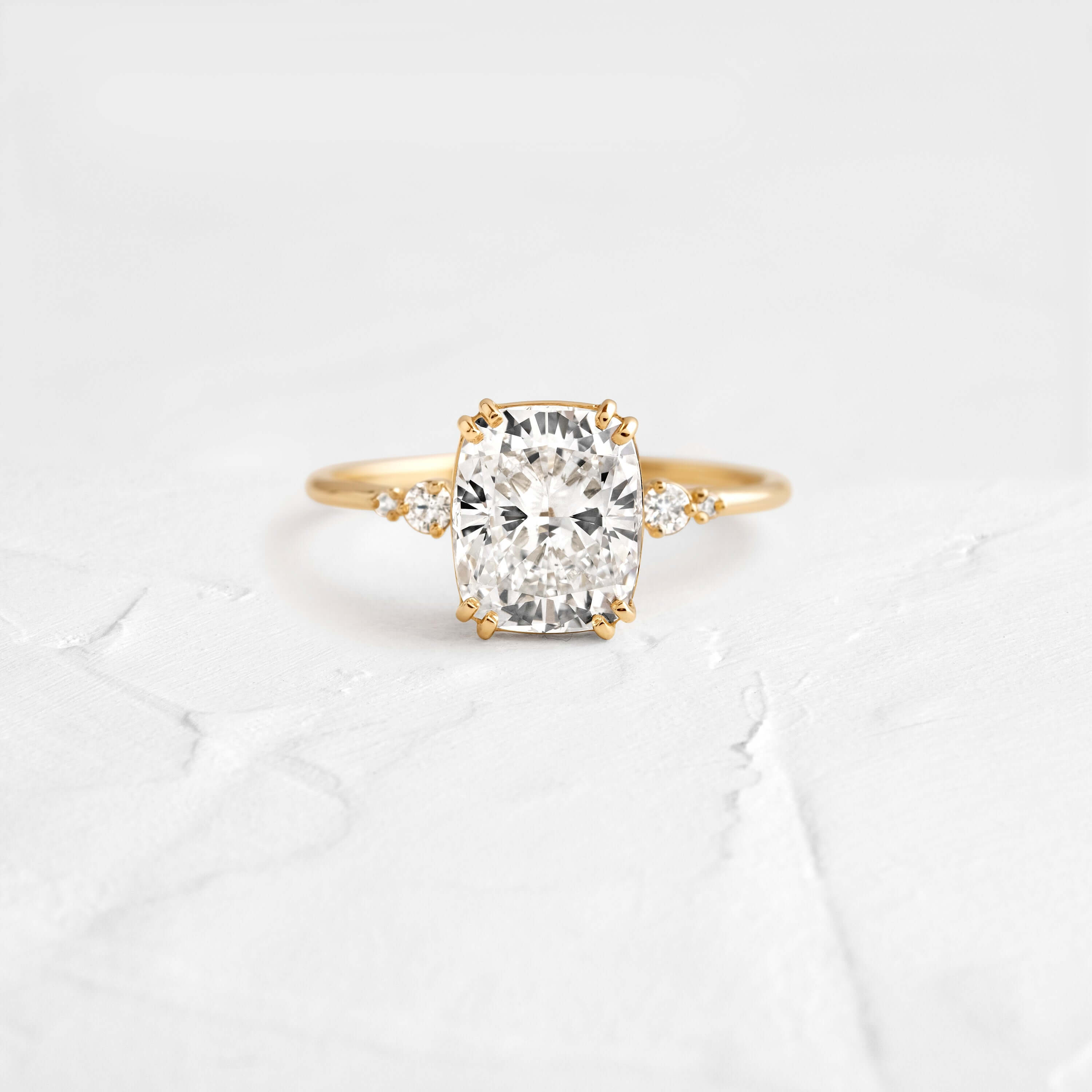 Pictorial Ring, Cushion Cut | Melanie Casey Fine Jewelry | Engagement Ring