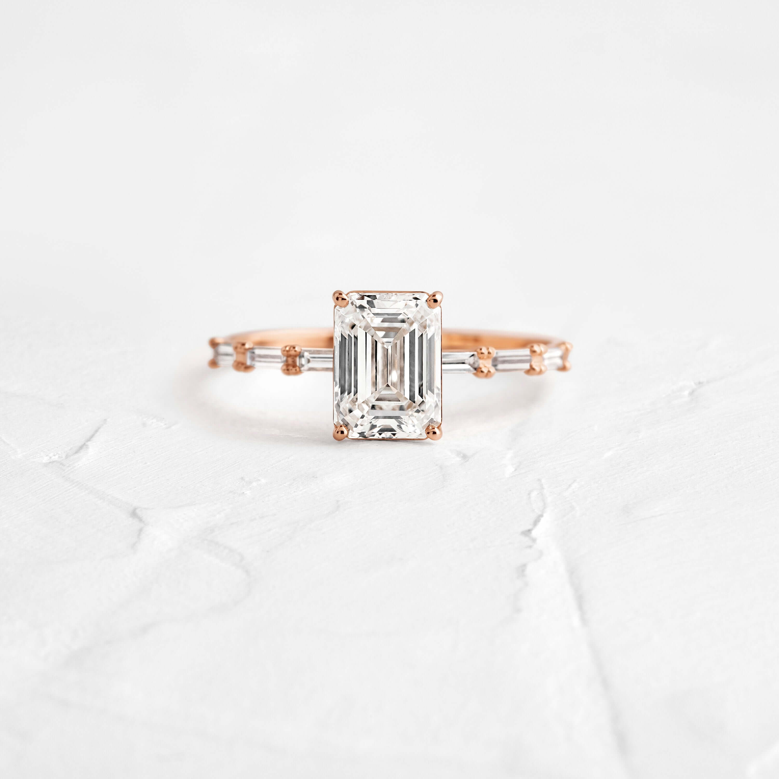 Fluency Ring, Emerald Cut - Melanie Casey