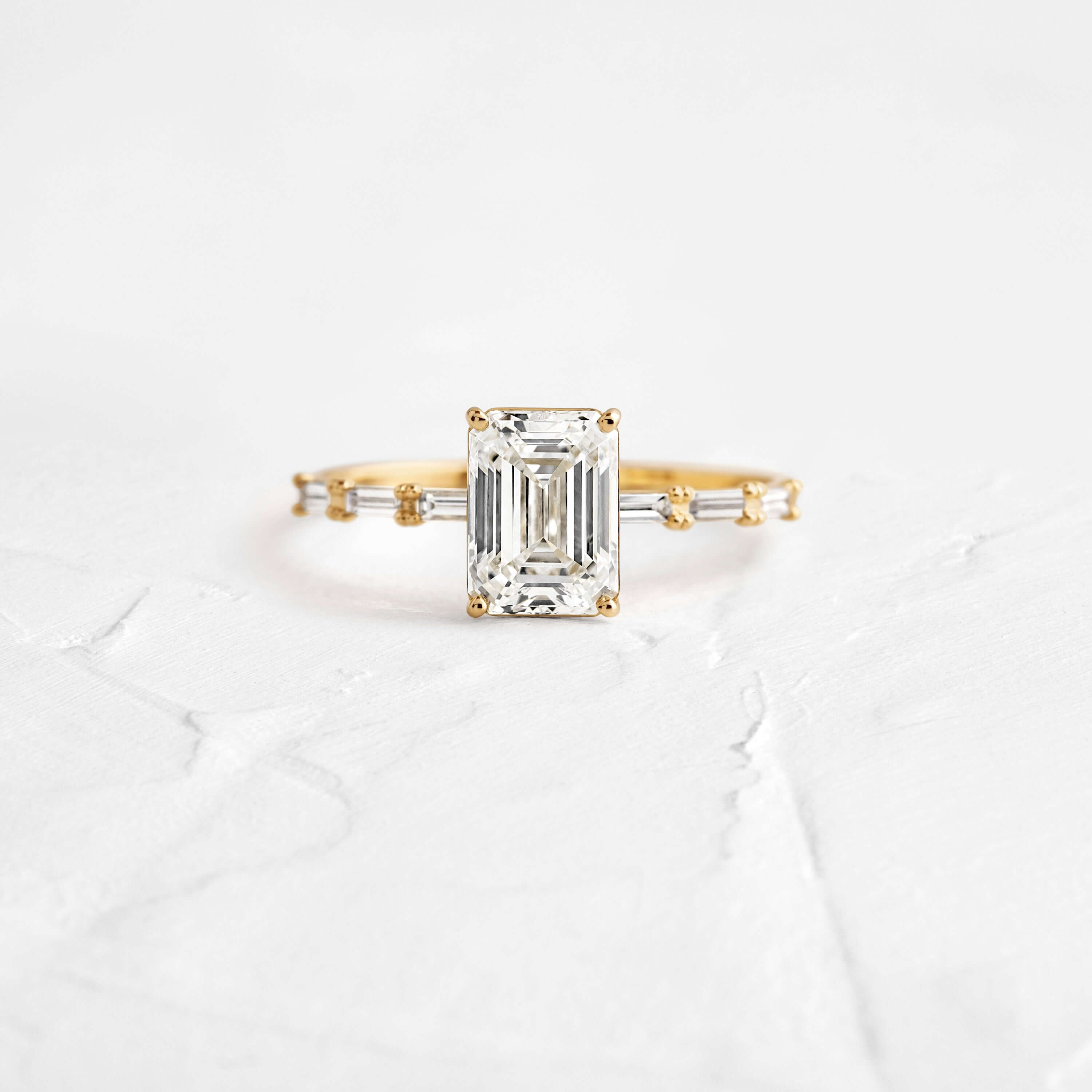 Fluency Ring, Emerald Cut - Melanie Casey