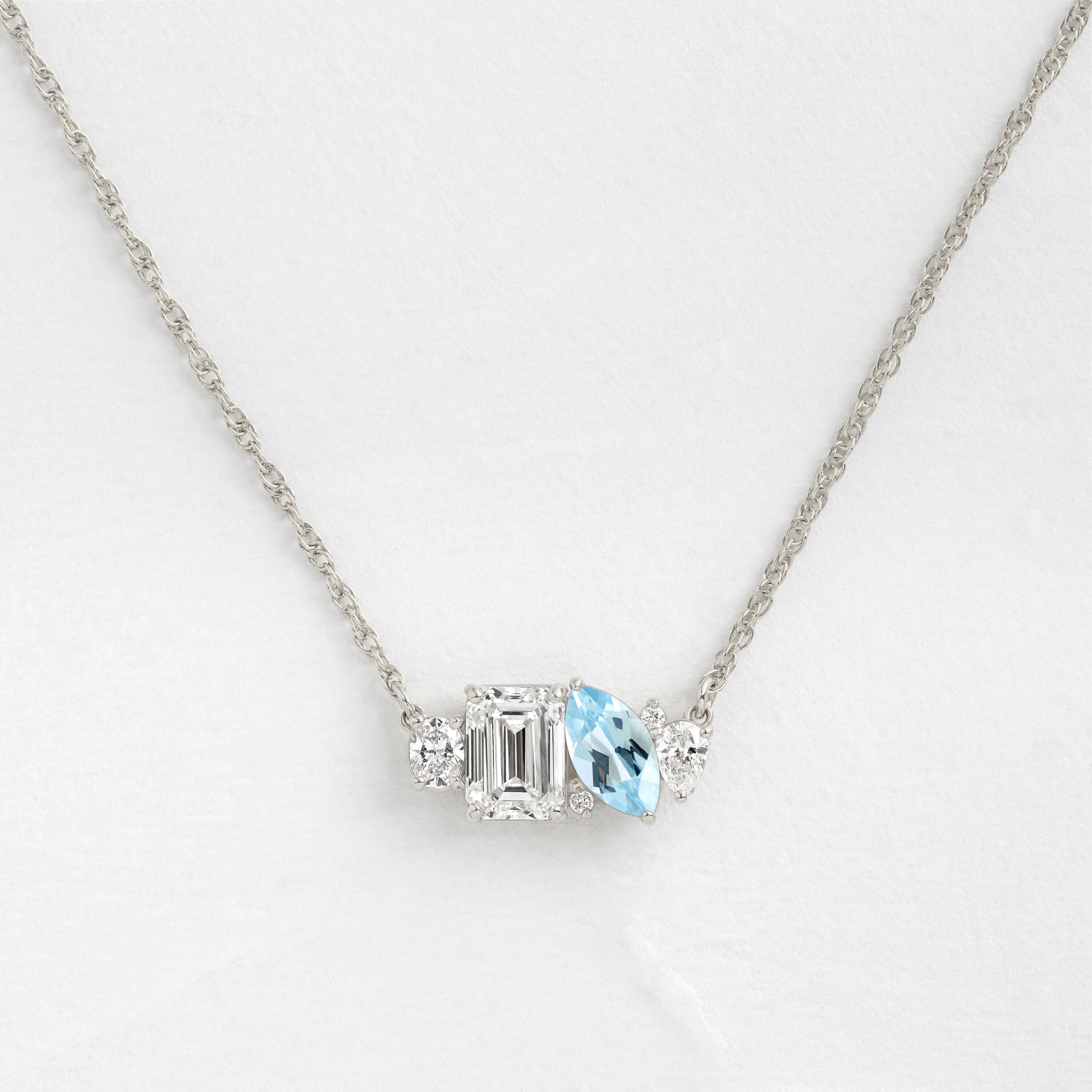 Toi et Moi et Le Reste Necklace, Choose Your Stone Necklace | Diamond Friday with Melanie Casey ...
