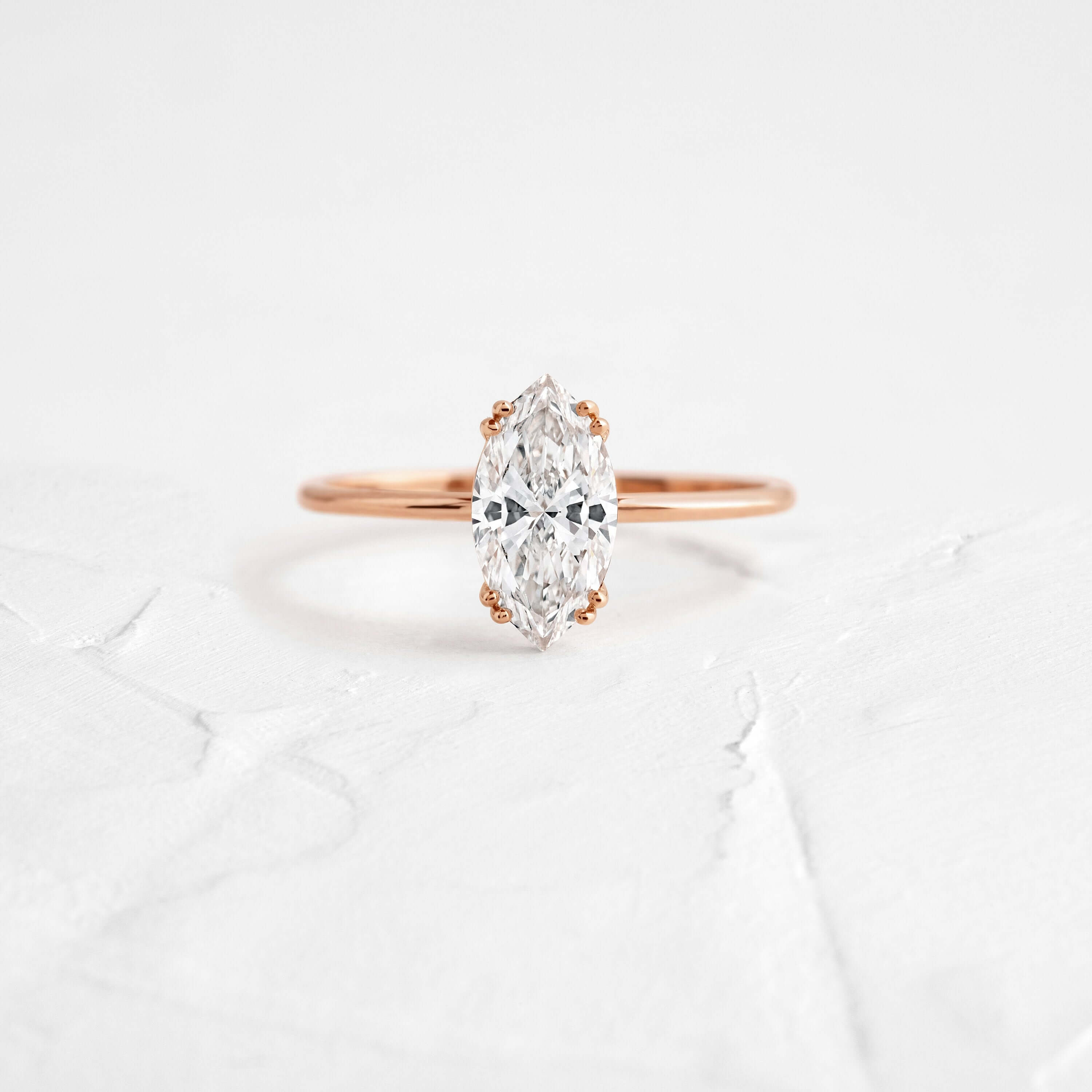 Filament Ring, Marquise Cut - Melanie Casey