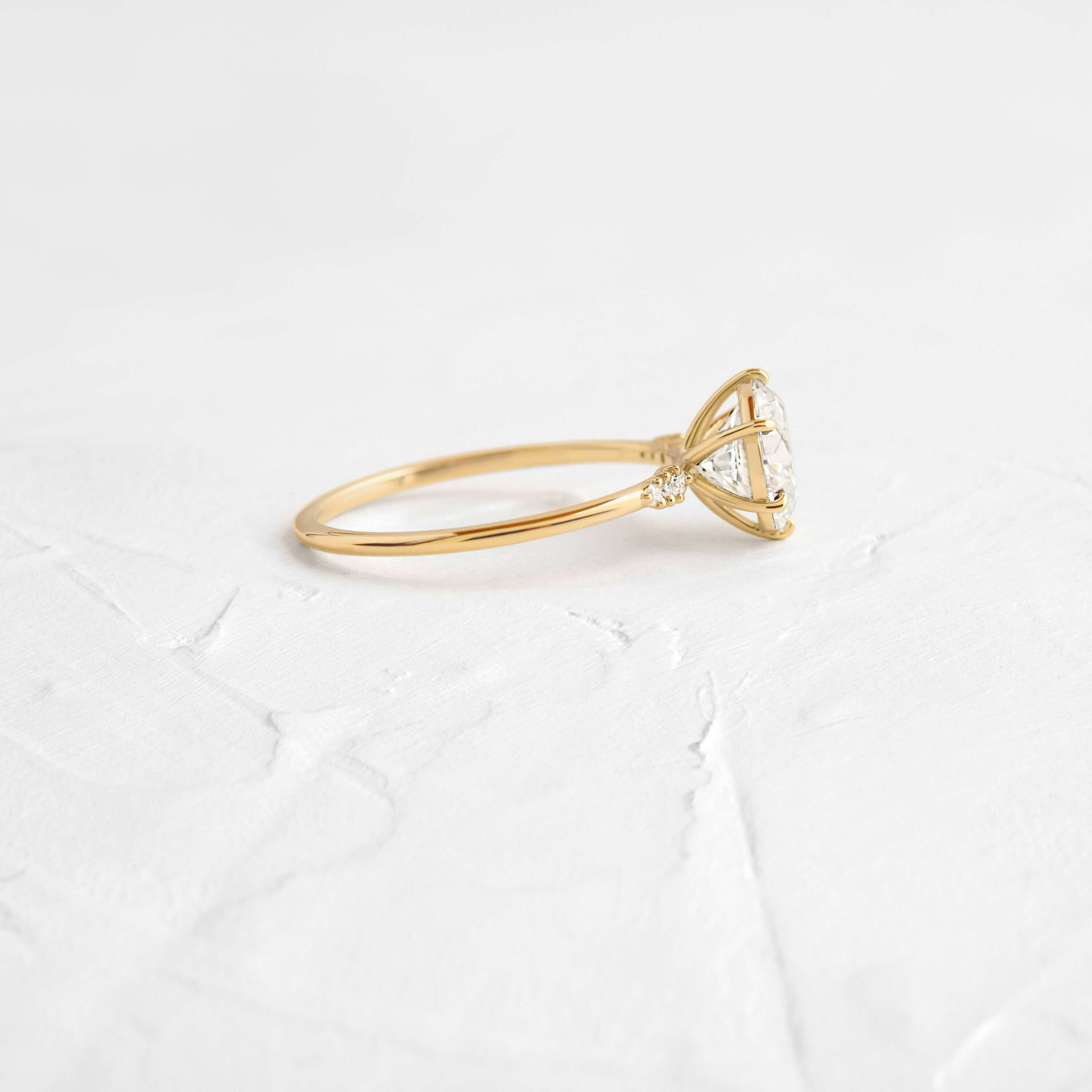 Poppy Seed Ring | Handcrafted Diamond Engagement Ring | Melanie Casey