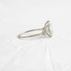 Snowdrift Ring with Pear Cut Diamond by Melanie Casey
