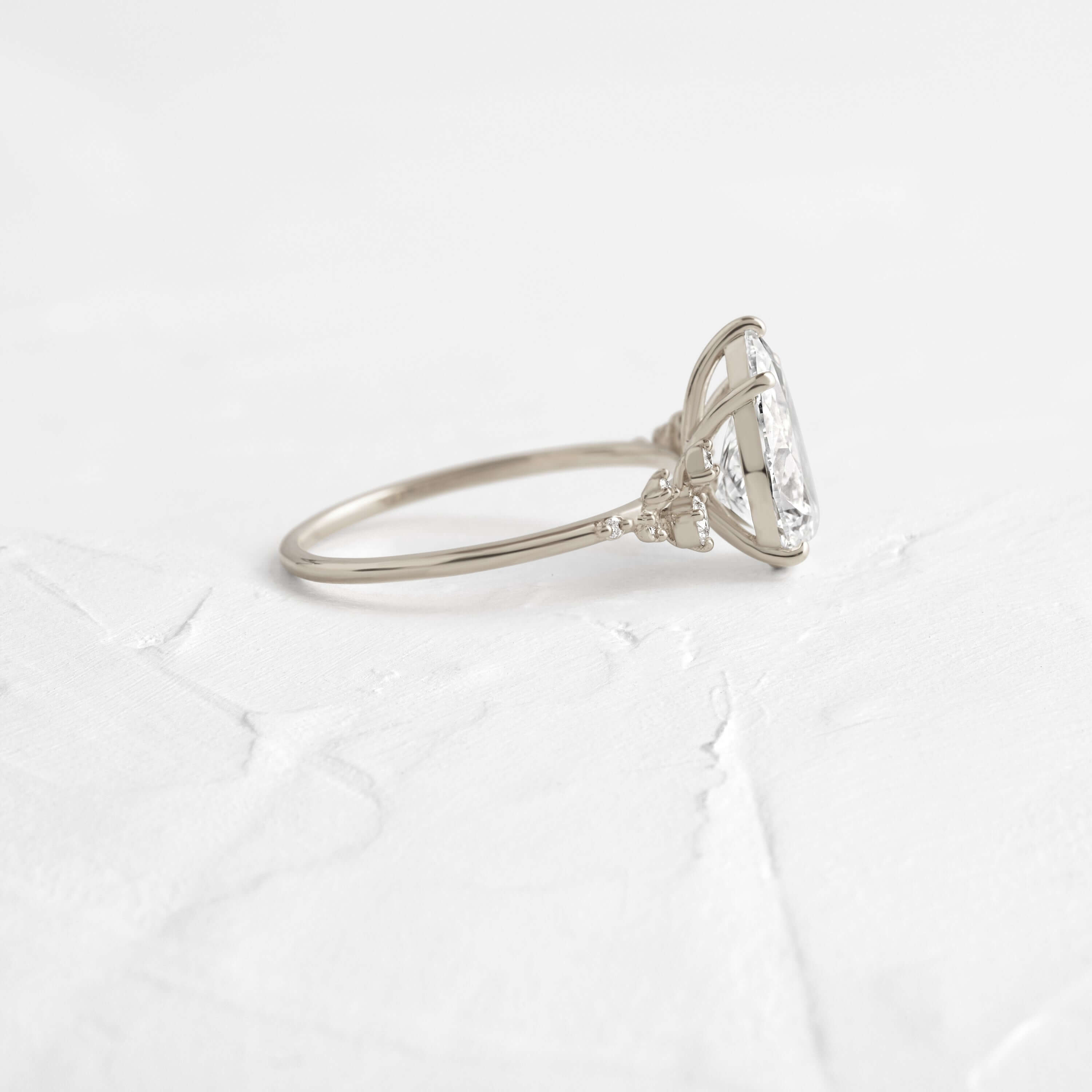 Snowdrift Ring, Pear Cut | Melanie Casey
