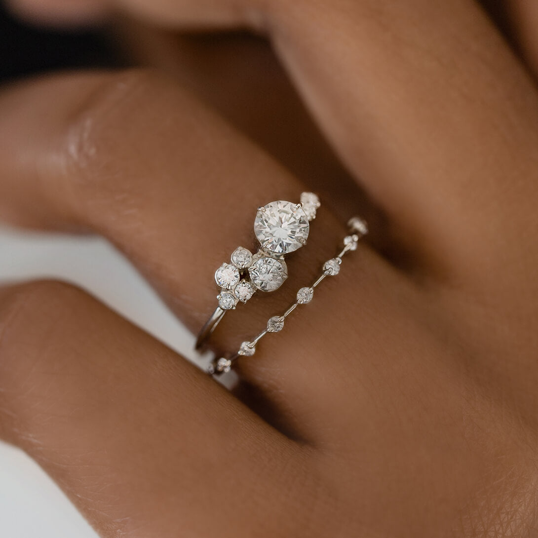 Diamond Indie Ring | Unique Cluster | Melanie Casey Fine Jewelry