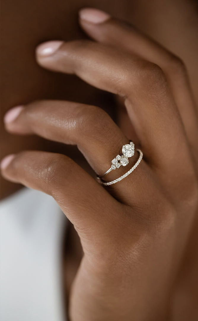 Diamond Indie Ring | Unique Cluster | Melanie Casey Fine Jewelry